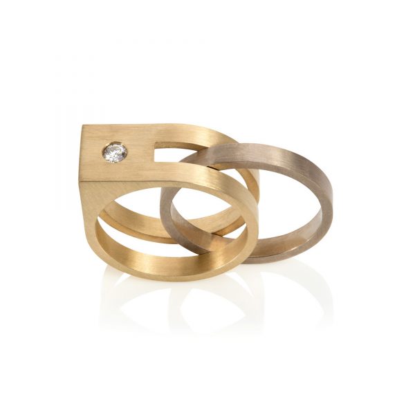 Brilliant Turn ring in 18ct gold -POA - Oxx Jewellery